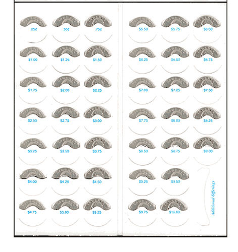 Lenten Offering Gleaner, $20 Yield. 05-1125. Tonini Church Supply