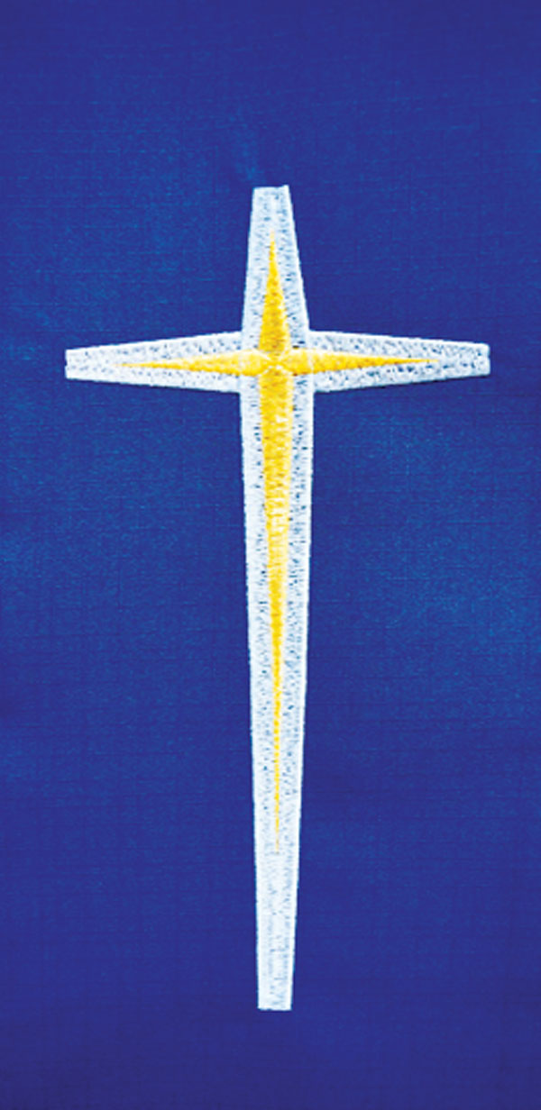 Cross Overlay Stole.711-Stole . Tonini Church Supply