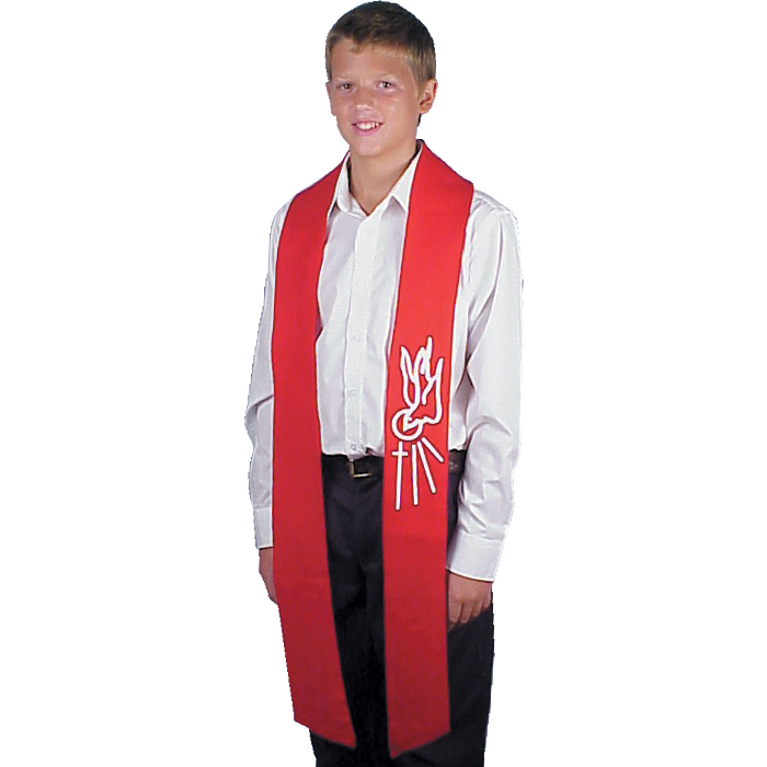 Confirmation Scarf. 77-8103-XX. Tonini Church Supply