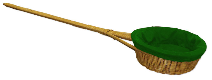 Regular Handle Offering Basket. 86-0515 Tonini Church Supply