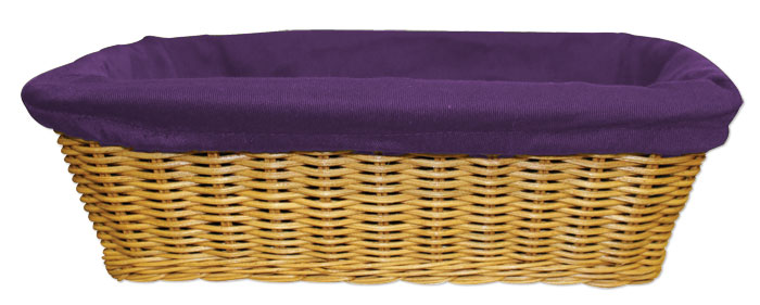 Rectangular Reed Offering Collection Basket. 86-1010. Tonini Church Supply