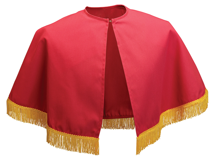 Altar Server Cape with Gold Fringe. 97-7106. Tonini Church Supply
