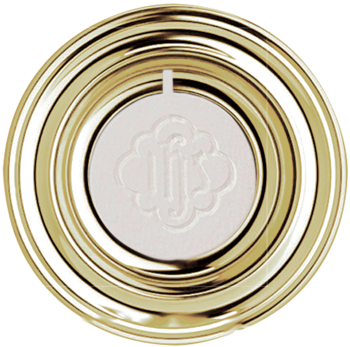 Economy Aluminum Brass Finish Offering Collection Plate. RW-212B ...